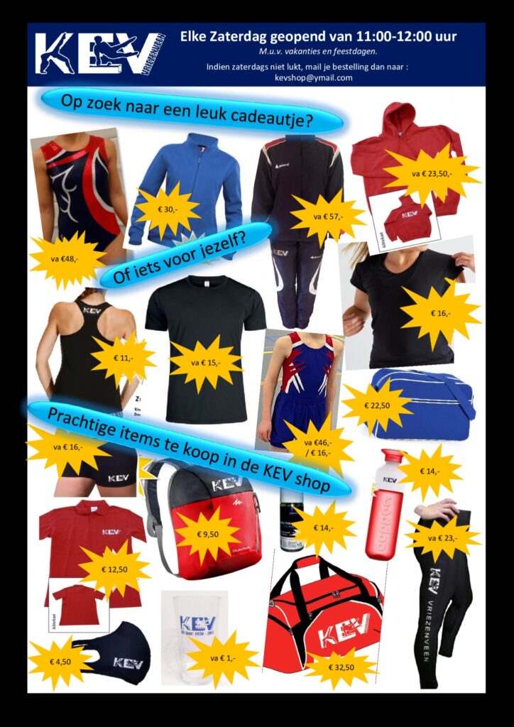 KEV shop – KEV Vriezenveen